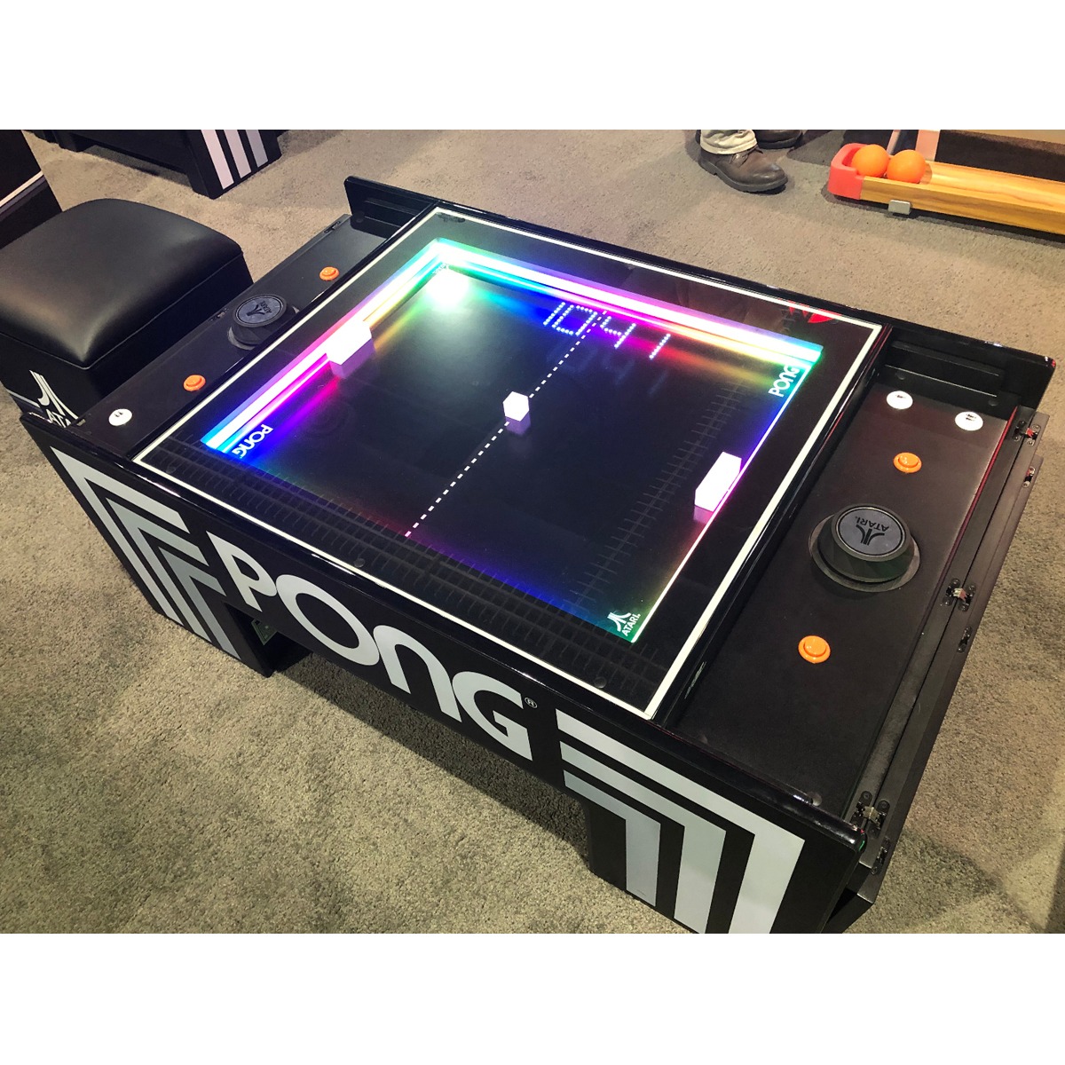 Atari Pong Table - Elite Home Gamerooms | Arcade Games