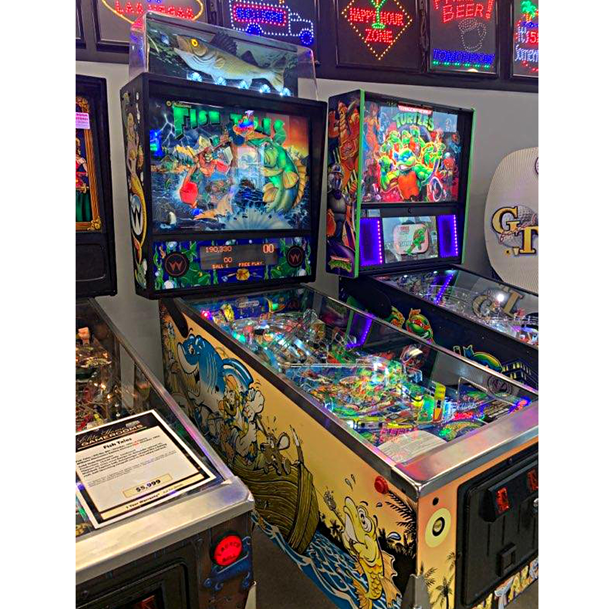Fish Tales Pinball Machine | Elite Home Gamerooms | Order Now!