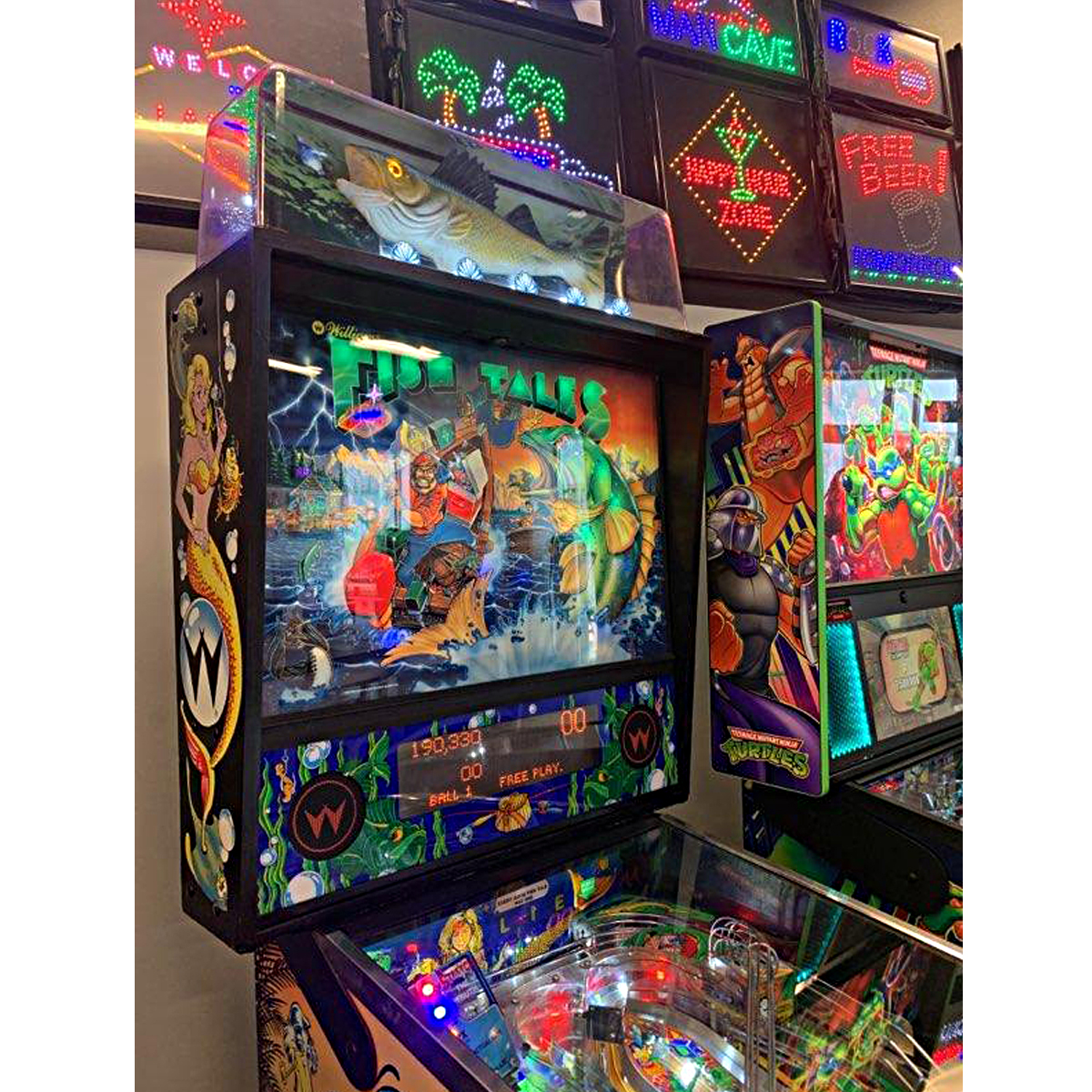 Fish Tales Pinball Machine | Elite Home Gamerooms | Order Now!