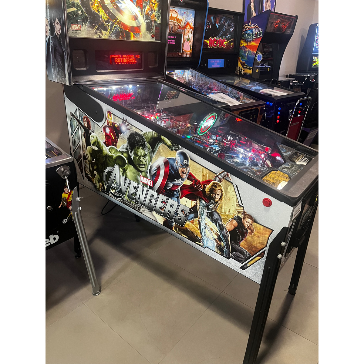 Marvel Avengers Pinball Machine - Elite Home Gamerooms