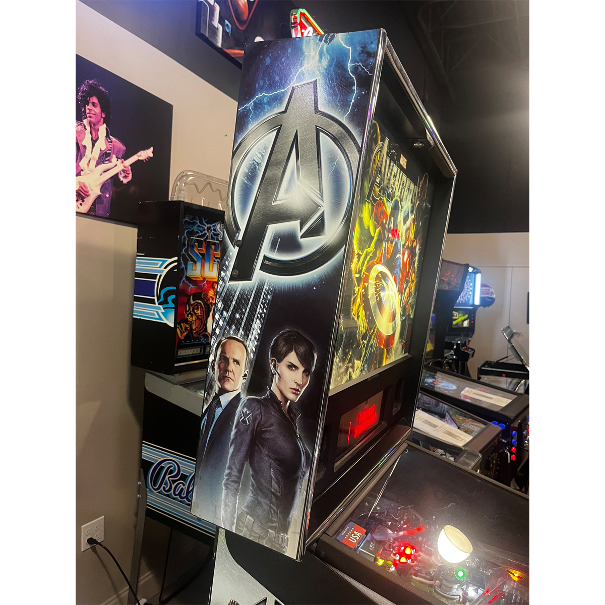 Marvel Avengers Pinball Machine - Elite Home Gamerooms