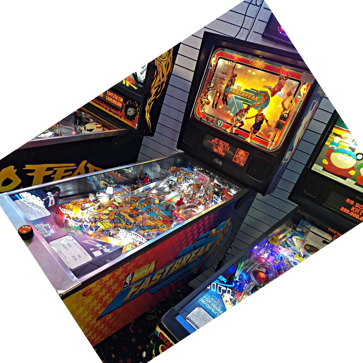 NBA Fastbreak Pinball Machine - Elite Home Gamerooms