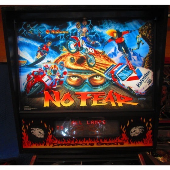 No Fear Pinball Machine - Elite Home Gamerooms