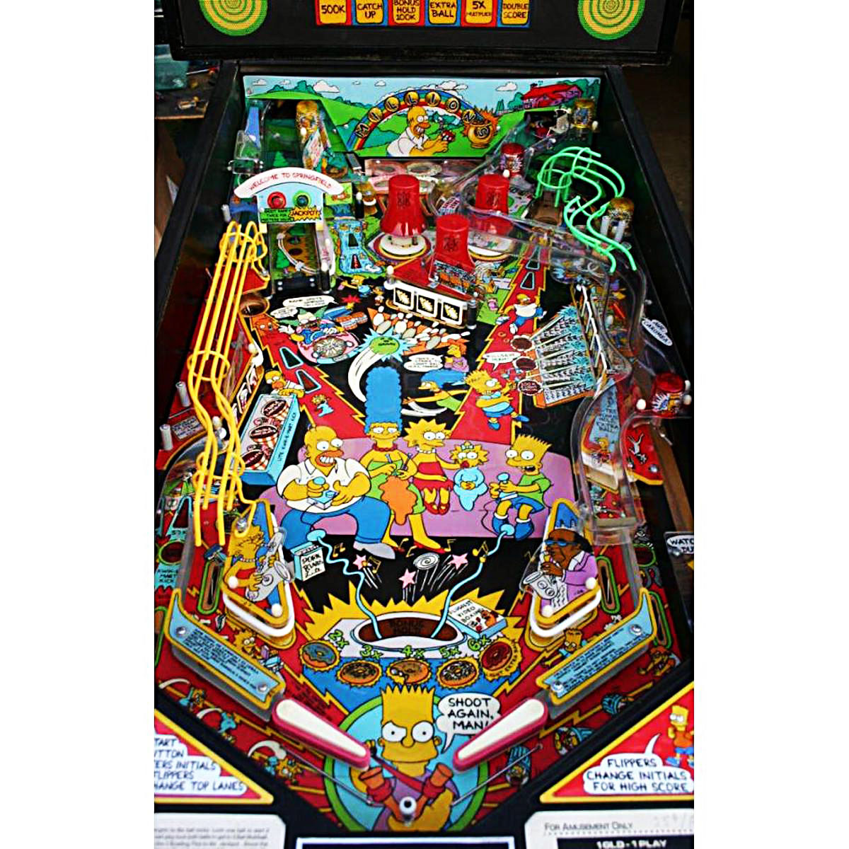 Simpsons Pinball Machine - Elite Home Gamerooms