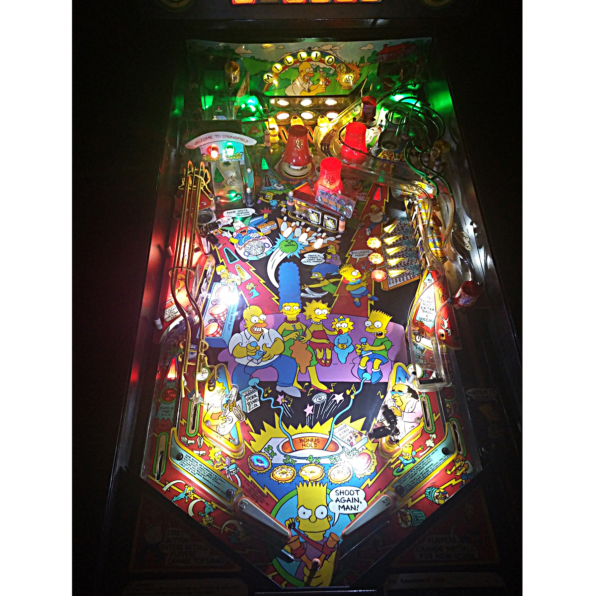 Simpsons Pinball Machine - Elite Home Gamerooms