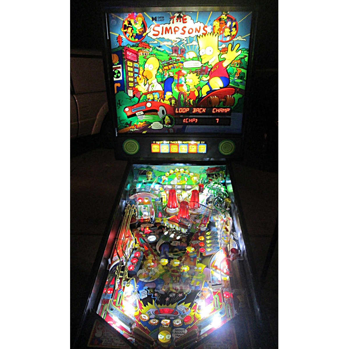 Simpsons Pinball Machine - Elite Home Gamerooms