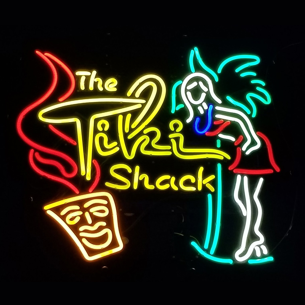 Tiki Shack Neon Sign - Elite Home Gamerooms | Game Room Art
