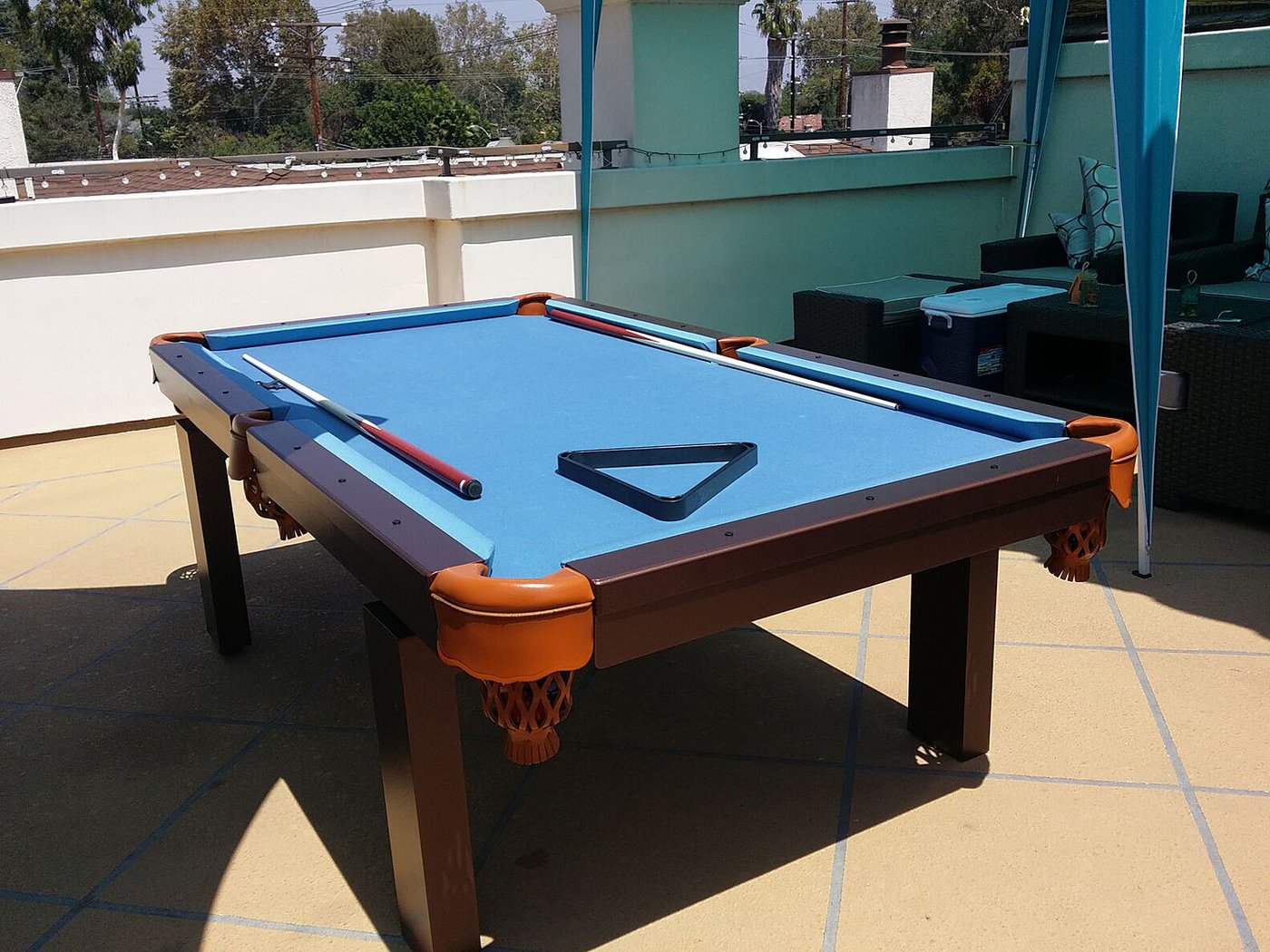 Oasis Outdoor Pool Table - Elite Home Gamerooms