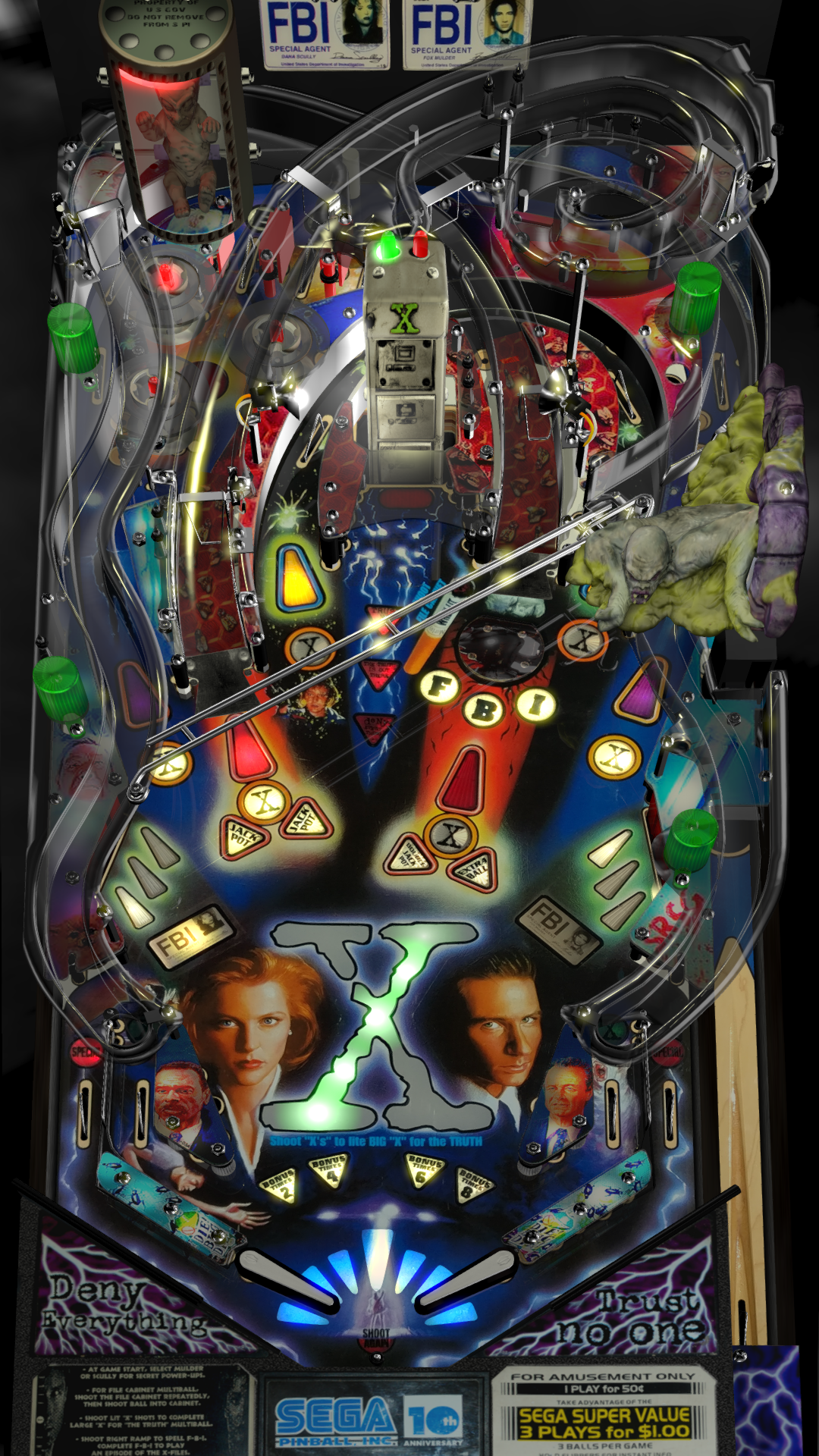 X-Files Pinball Machine - Elite Home Gamerooms
