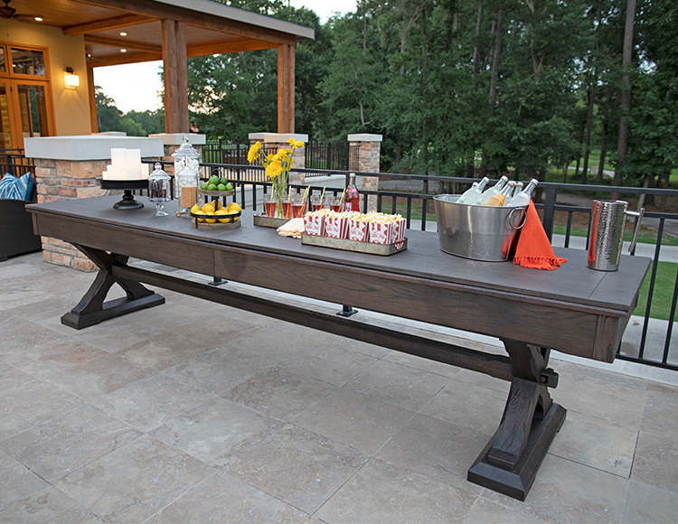 Kariba Shuffleboard Buffet Top - Elite Home Gamerooms