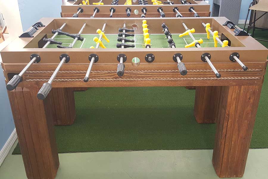 Outdoor Foosball Table by R & R Outdoors - Elite Home Gamerooms