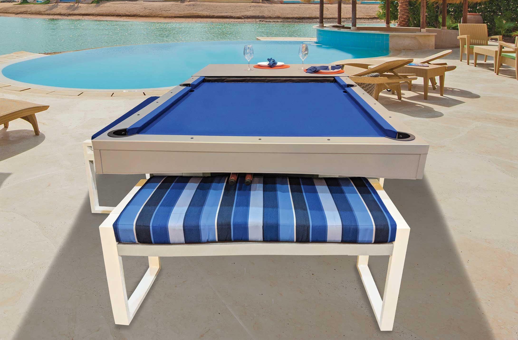 Horizon Outdoor Pool Table - Elite Home Gamerooms
