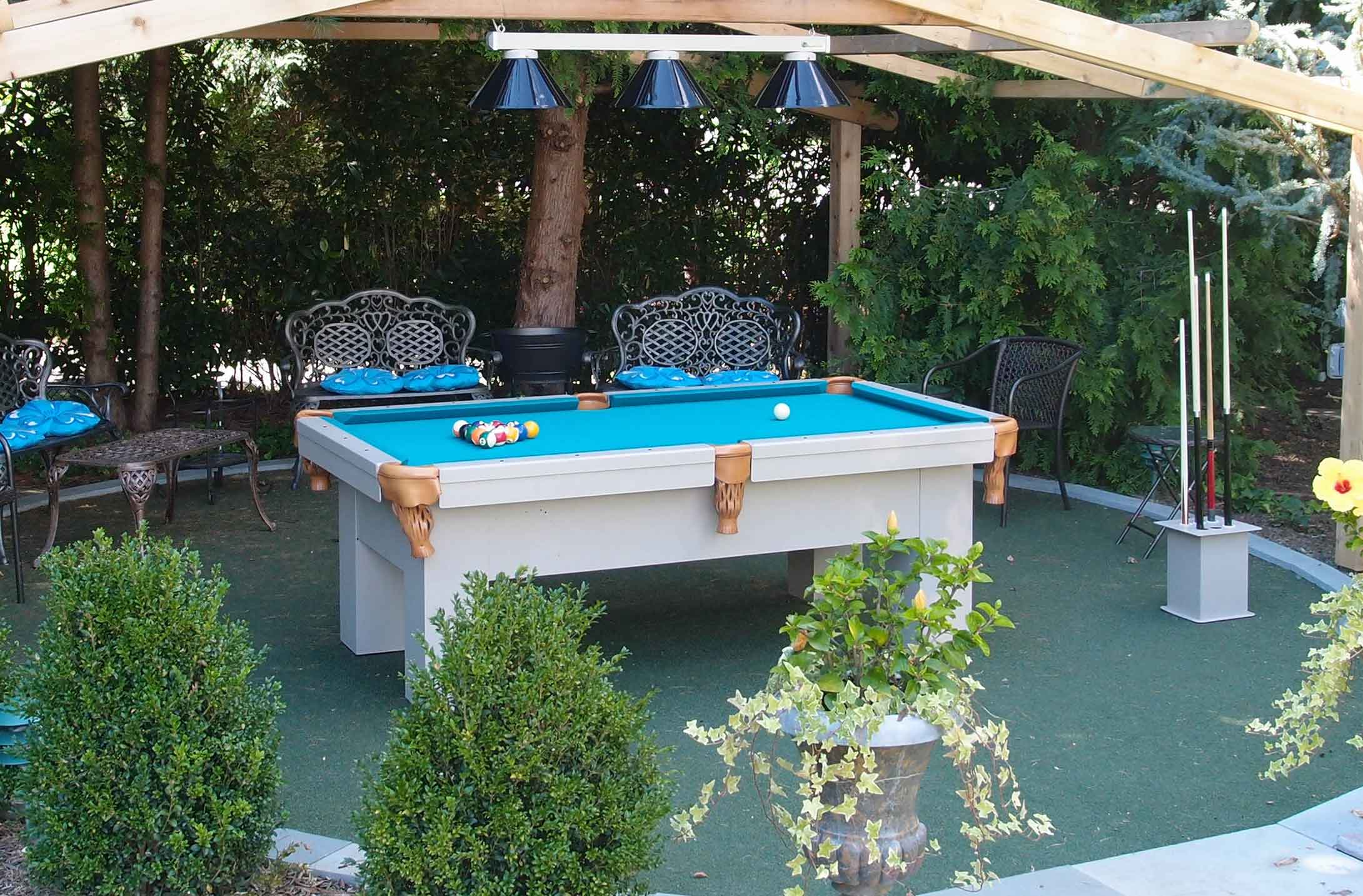 Orion Outdoor Pool Table - Elite Home Gamerooms