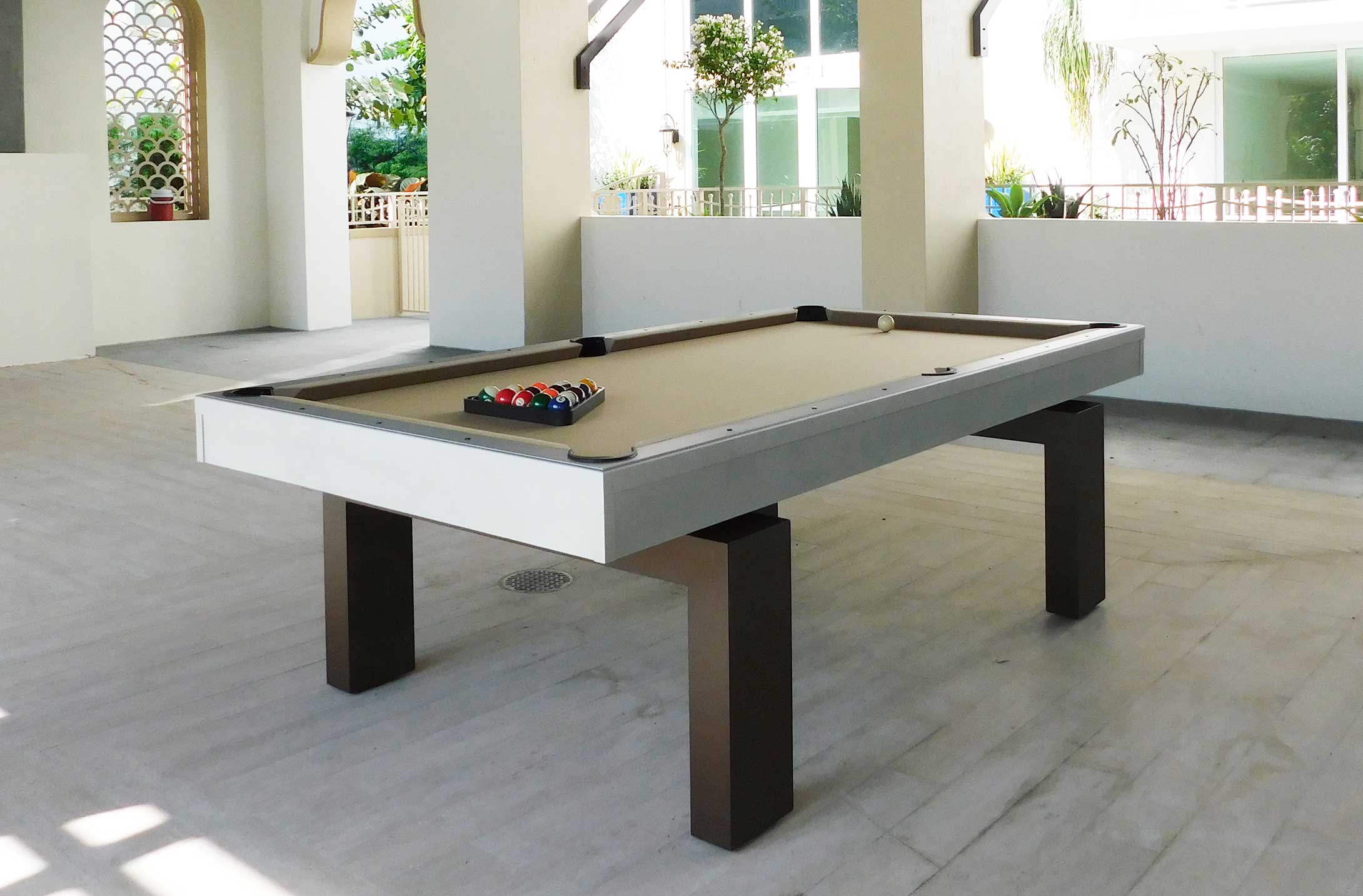 South Beach Outdoor Pool Table - Elite Home Gamerooms