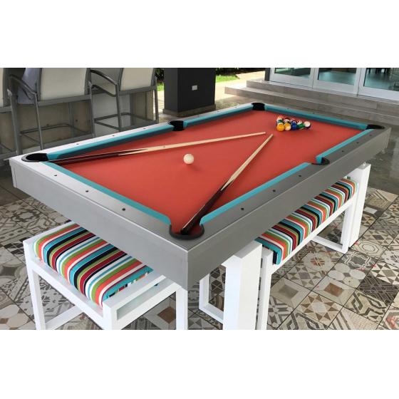 South Beach Outdoor Pool Table - Elite Home Gamerooms