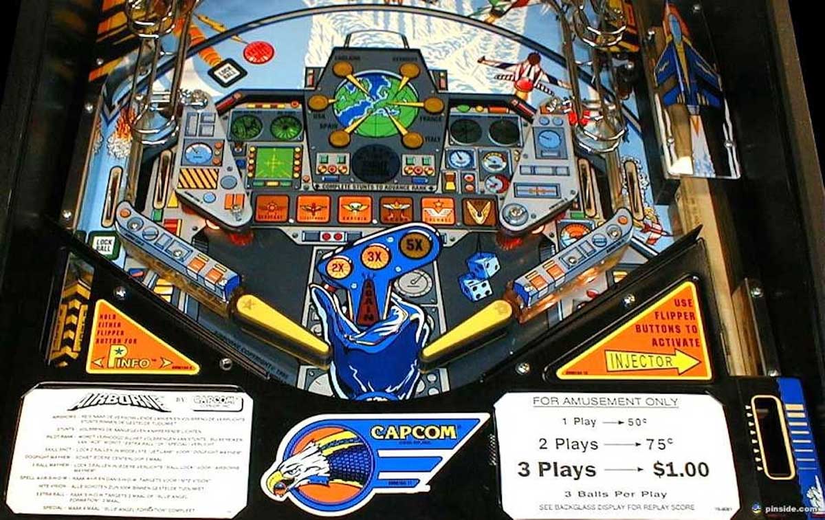 Airborne Pinball Machine - Elite Home Gamerooms