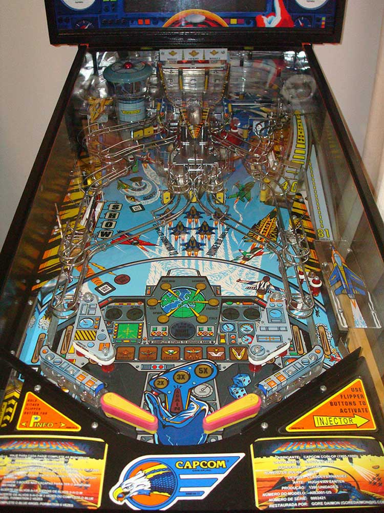 Airborne Pinball Machine - Elite Home Gamerooms
