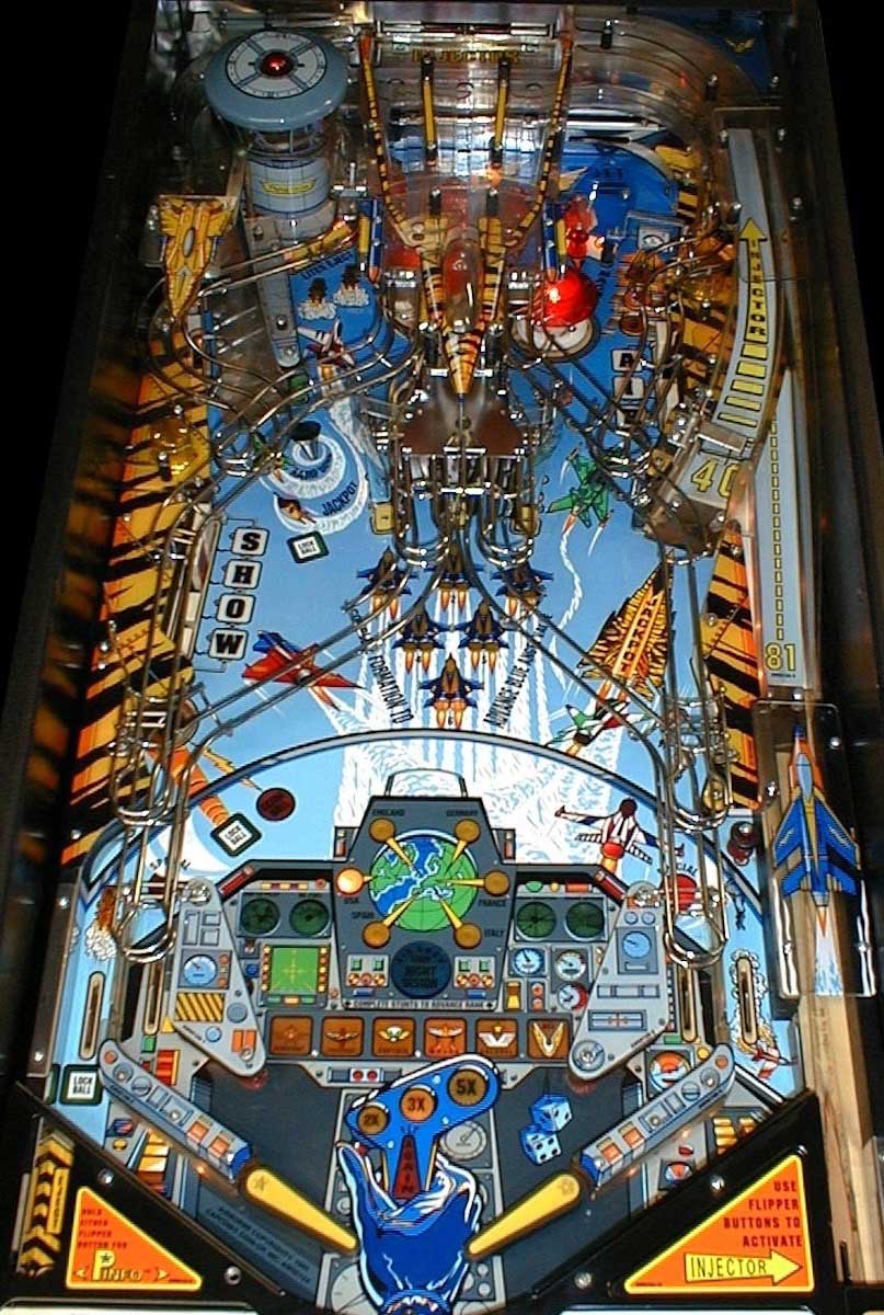 Airborne Pinball Machine - Elite Home Gamerooms