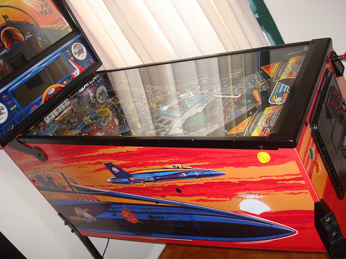 Airborne Pinball Machine - Elite Home Gamerooms