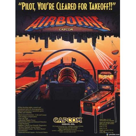 Airborne Pinball Machine - Elite Home Gamerooms