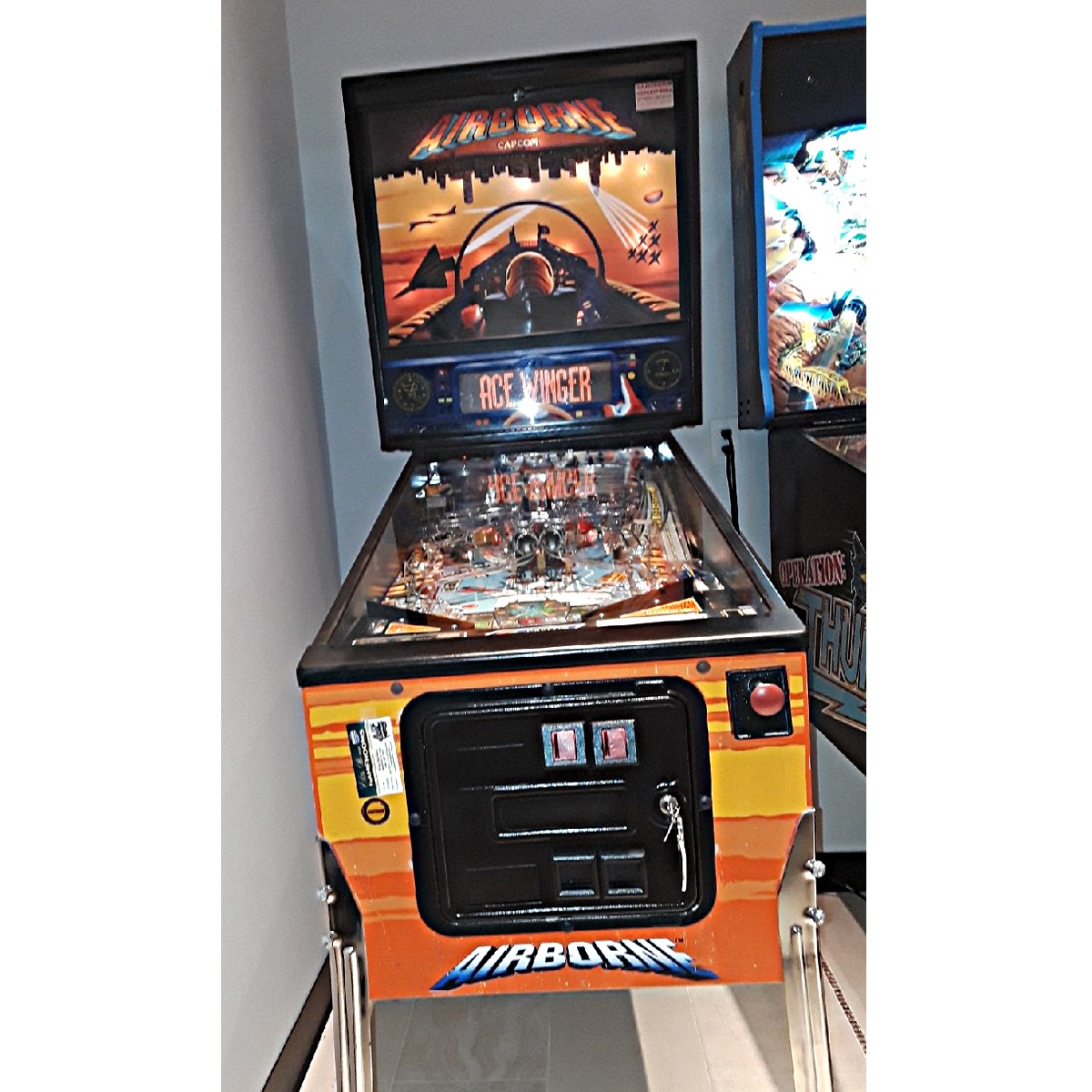 Airborne Pinball Machine - Elite Home Gamerooms