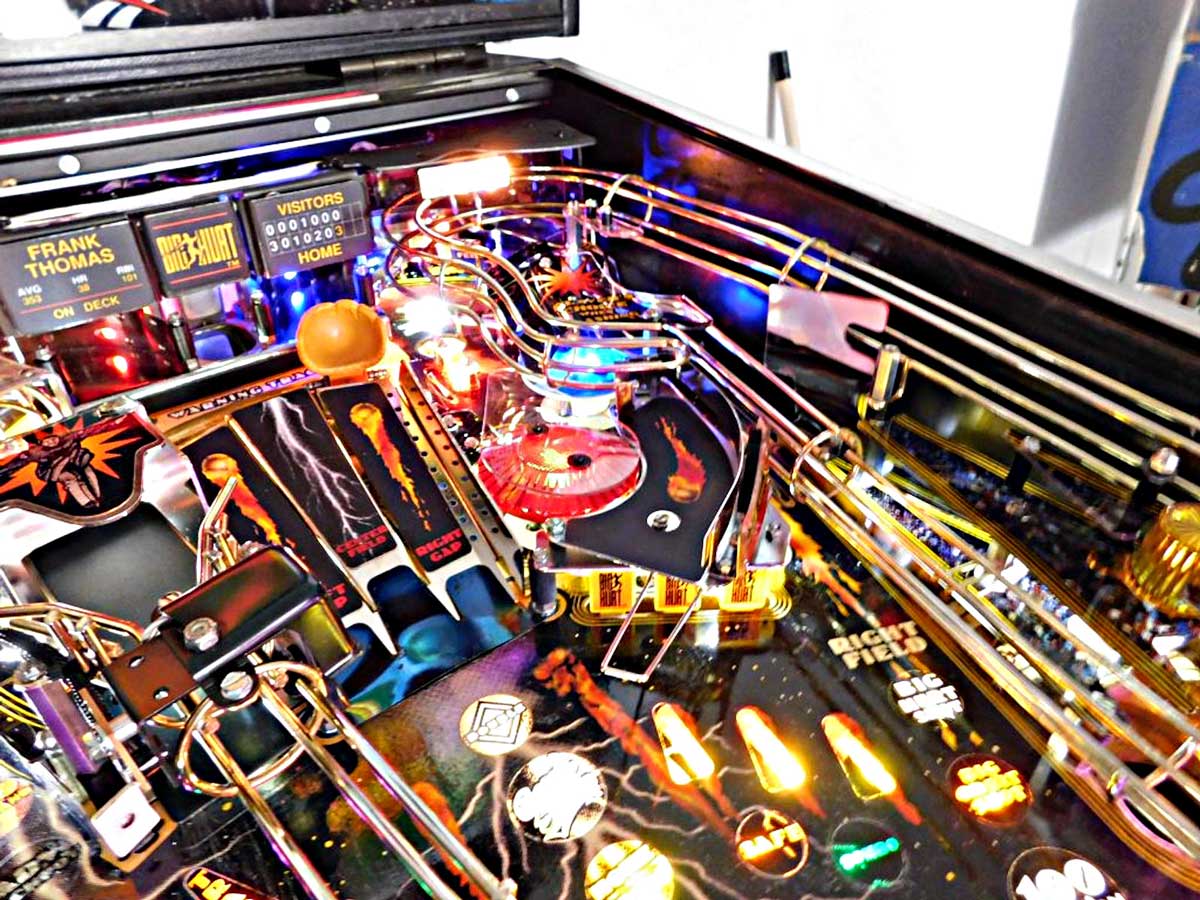 Big Hurt Pinball Machine - Elite Home Gamerooms