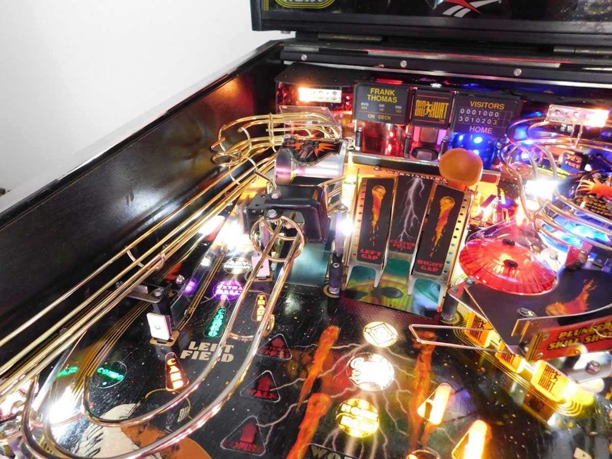 Big Hurt Pinball Machine - Elite Home Gamerooms