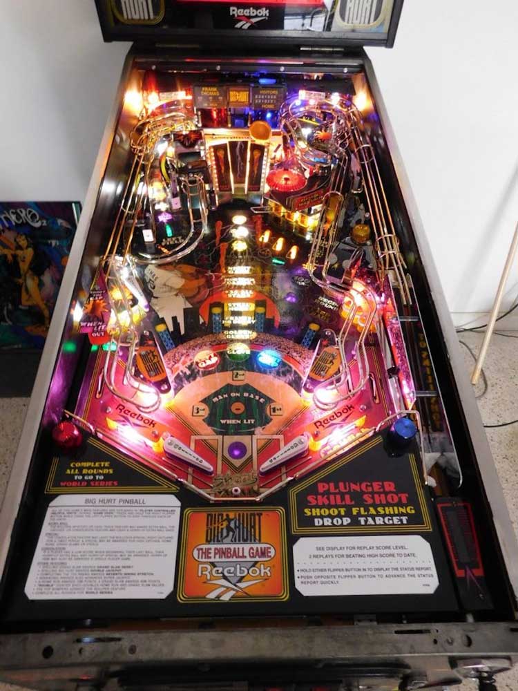 Big Hurt Pinball Machine - Elite Home Gamerooms