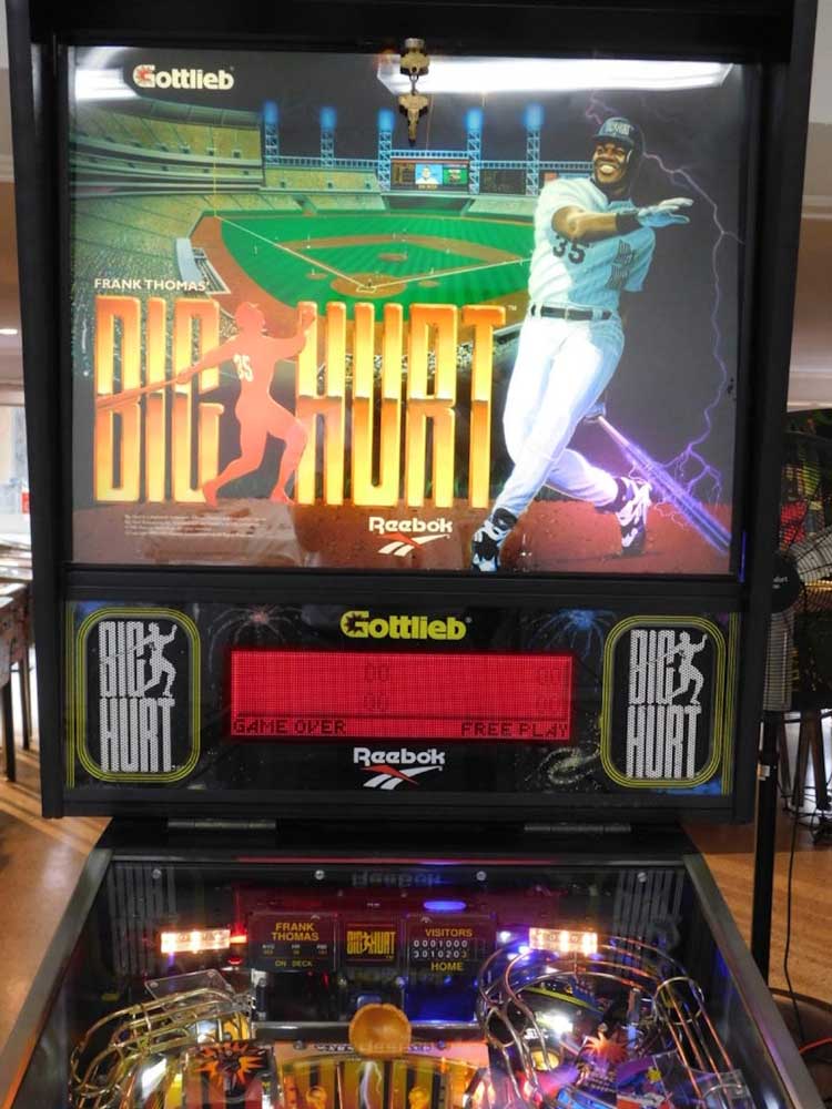 Big Hurt Pinball Machine - Elite Home Gamerooms