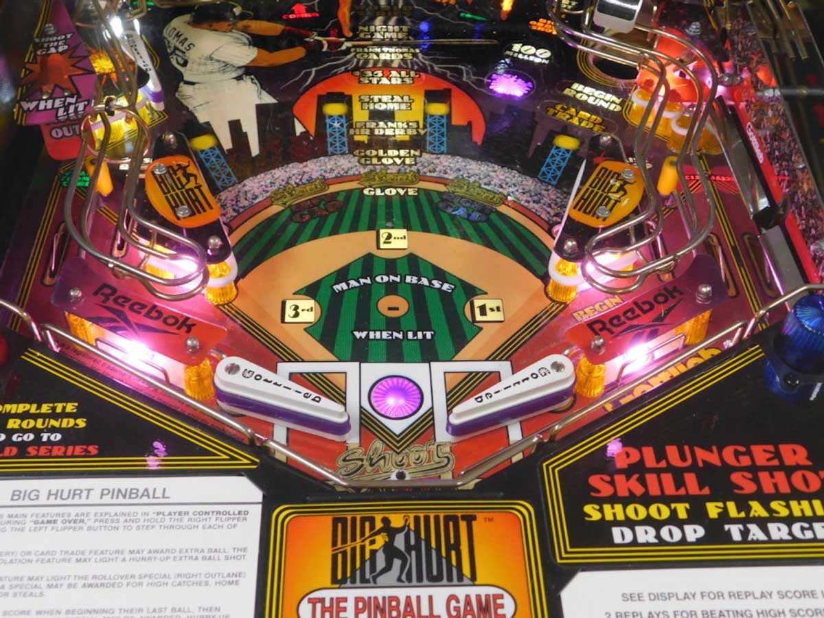 Big Hurt Pinball Machine - Elite Home Gamerooms