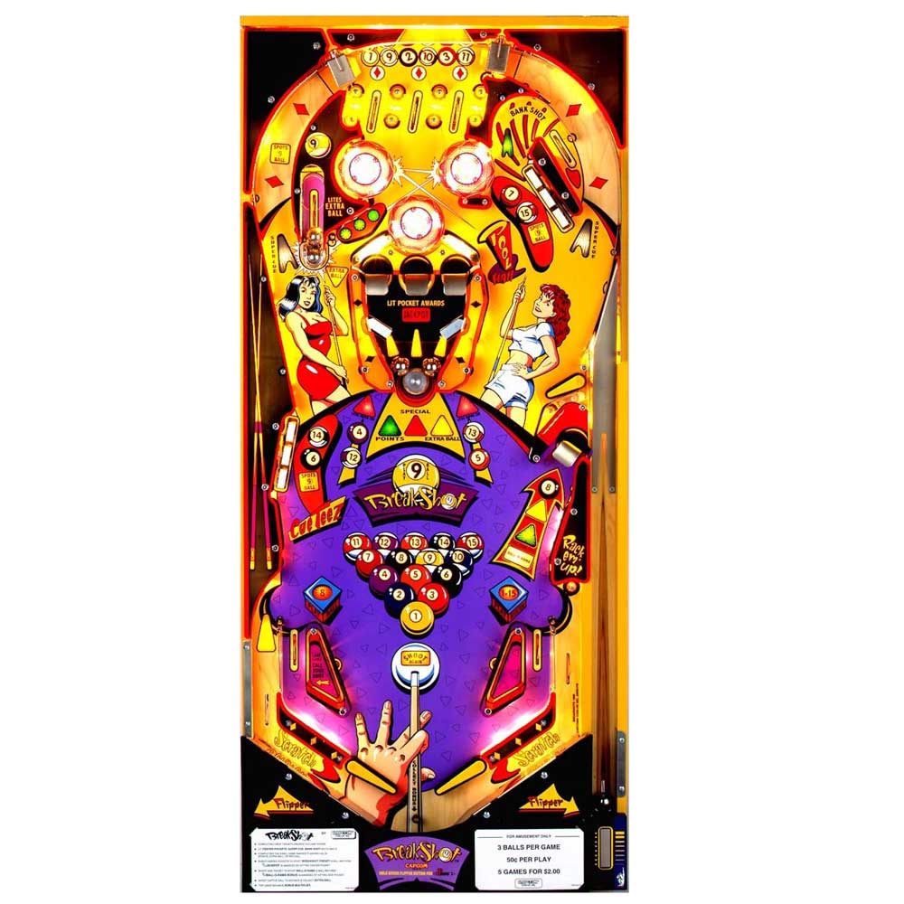 Breakshot Pinball Machine - Elite Home Gamerooms