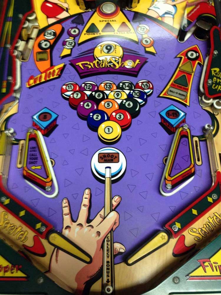 Breakshot Pinball Machine - Elite Home Gamerooms
