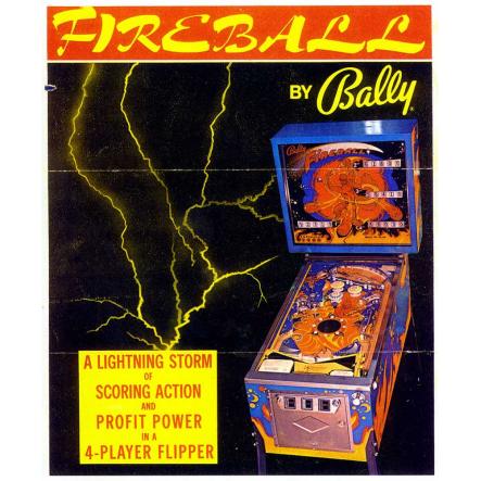 Fireball Pinball Machine - Elite Home Gamerooms