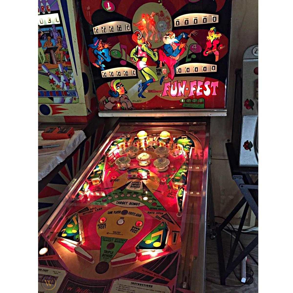 Fun-Fest Pinball Machine by Williams - Elite Home Gamerooms