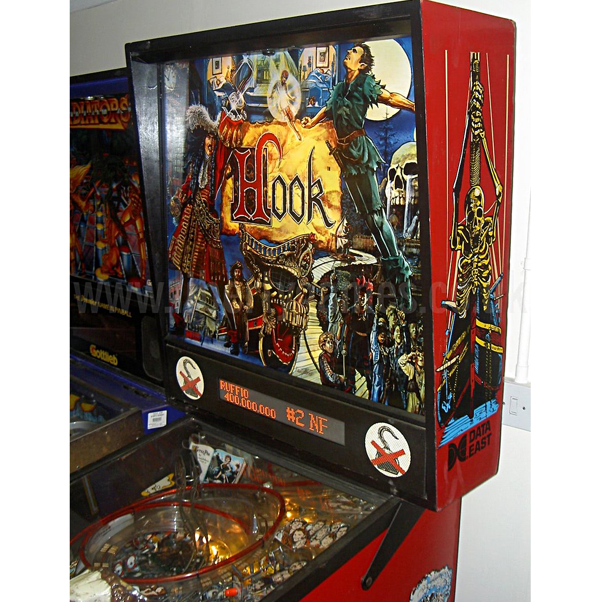 Hook Pinball Machine - Elite Home Gamerooms | Order Now!
