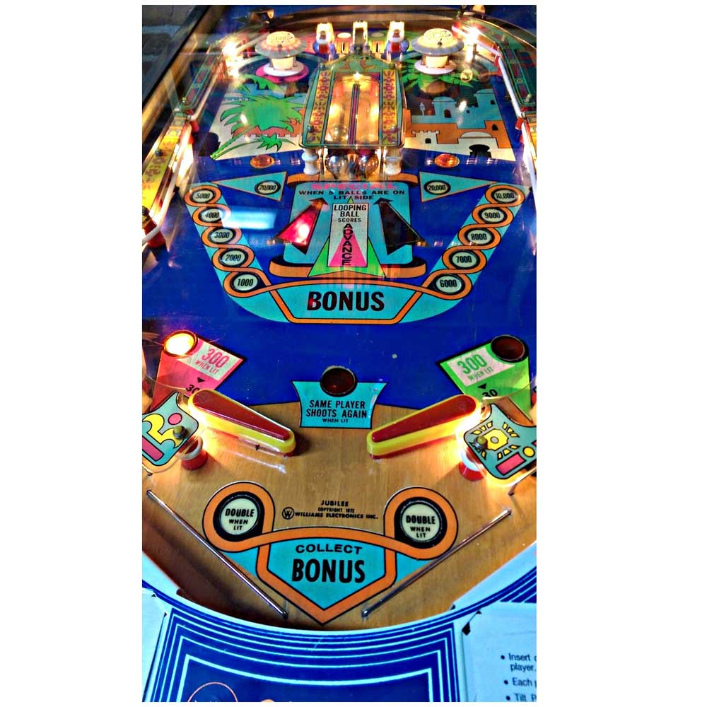 Jubilee Pinball Machine by Williams - Elite Home Gamerooms