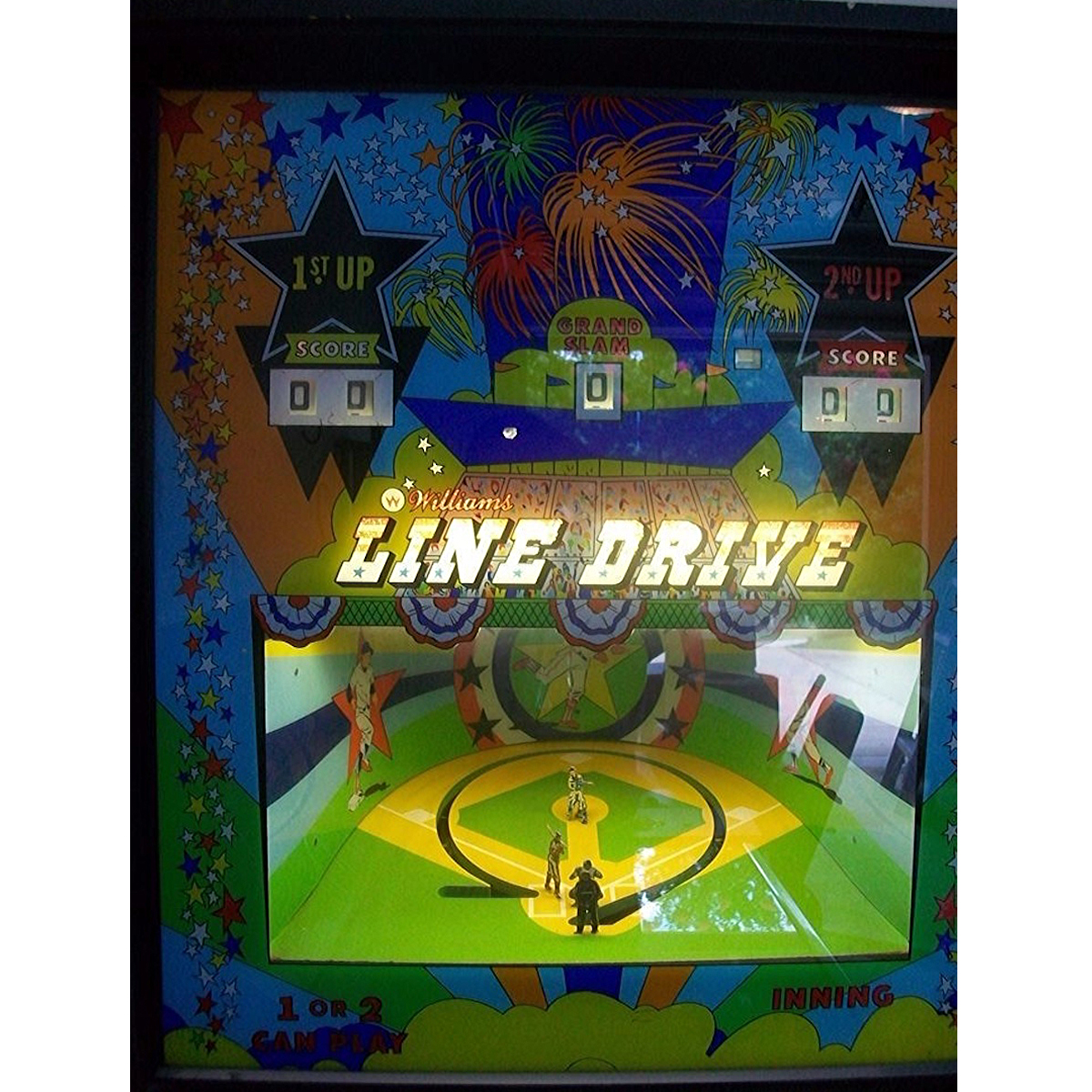 Line Drive Pinball Machine - Elite Home Gamerooms