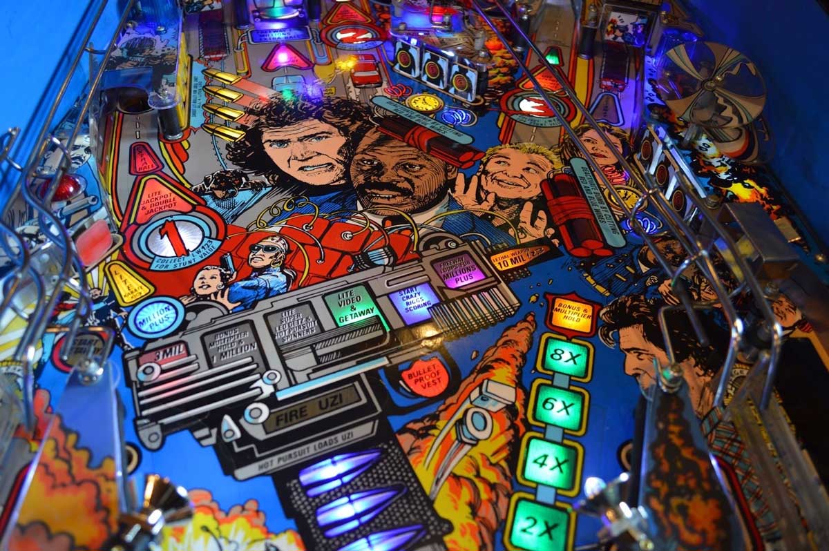 Lethal Weapon 3 Pinball Machine - Elite Home Gamerooms