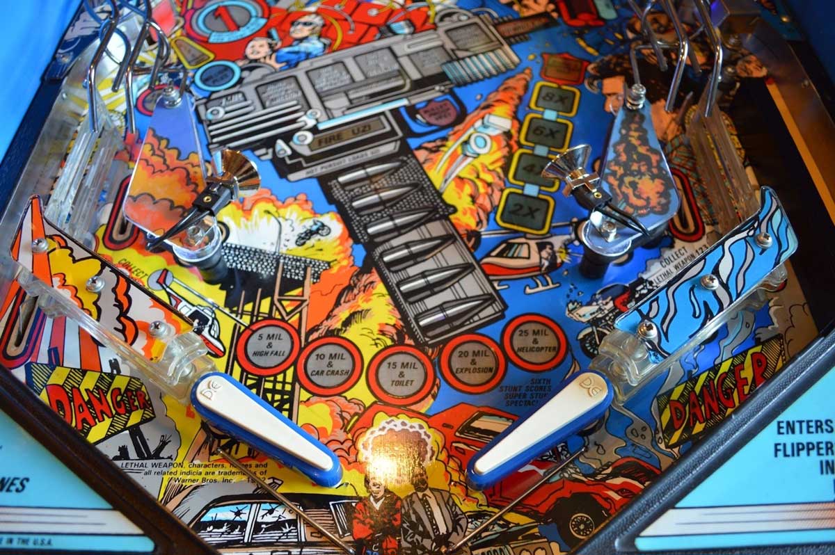 Lethal Weapon 3 Pinball Machine - Elite Home Gamerooms