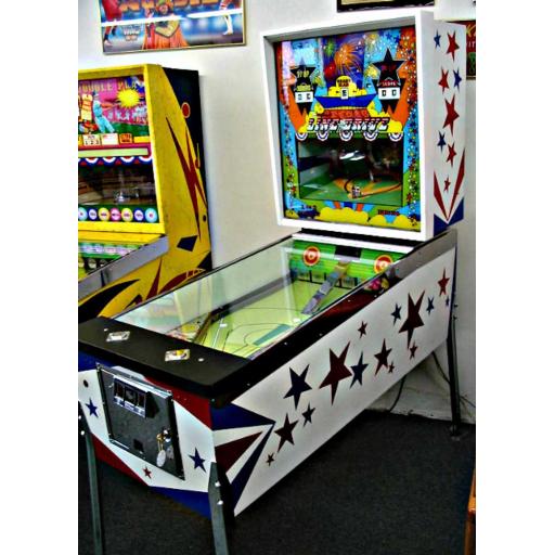 Line Drive Pinball Machine - Elite Home Gamerooms