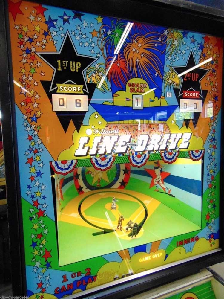 Line Drive Pinball Machine - Elite Home Gamerooms