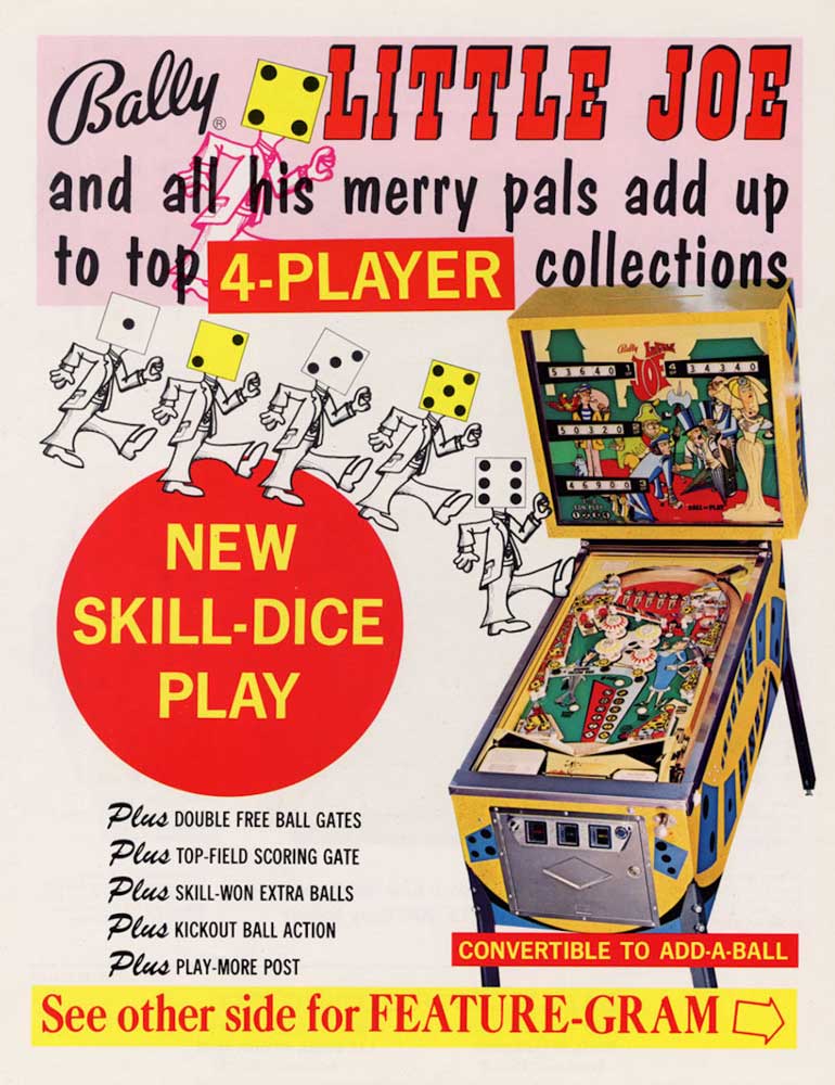 Little Joe Pinball Machine - Elite Home Gamerooms
