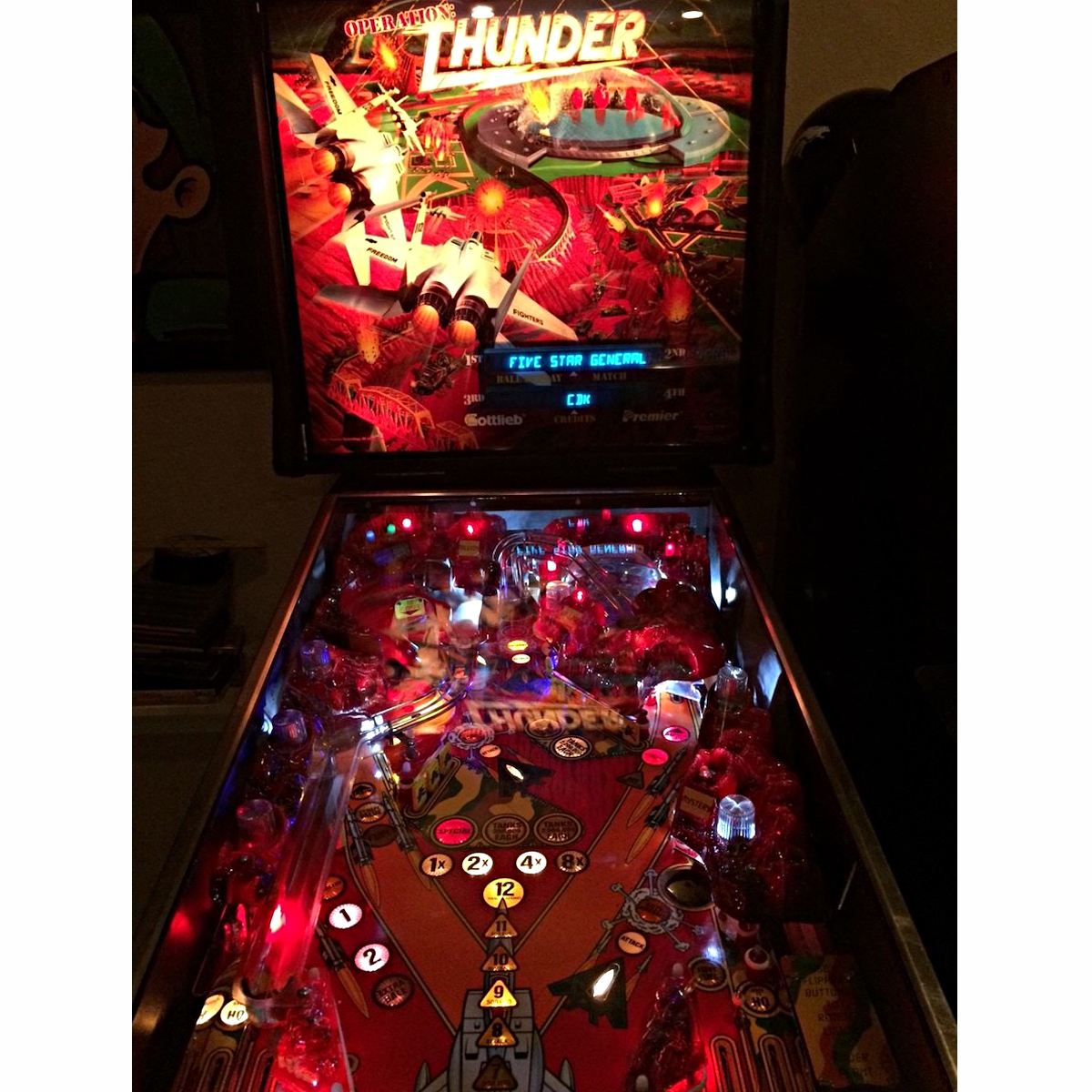 Operation: Thunder Pinball Machine - Elite Home Gamerooms
