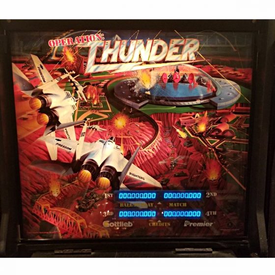 Operation: Thunder Pinball Machine - Elite Home Gamerooms