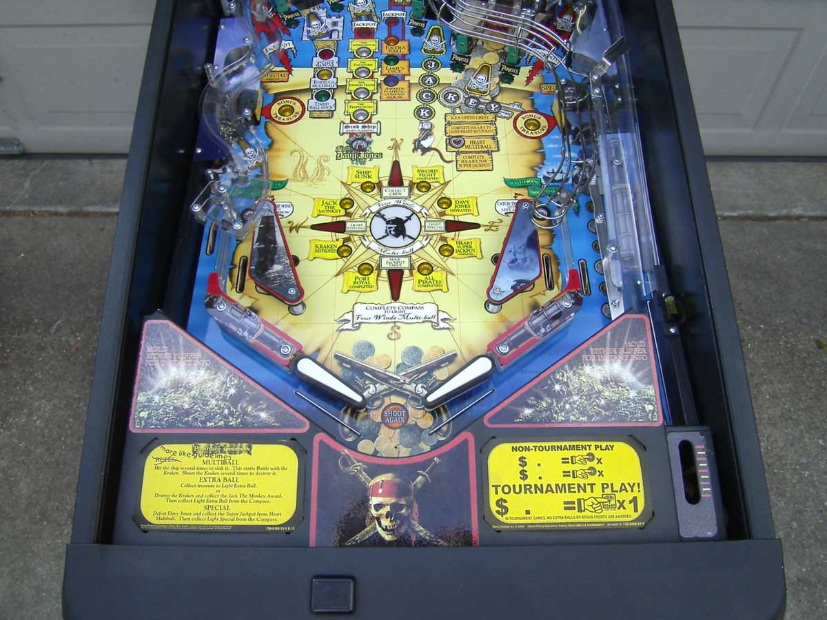 Pirates of the Caribbean Pinball Machine - Upgraded! - Elite Home Gamerooms