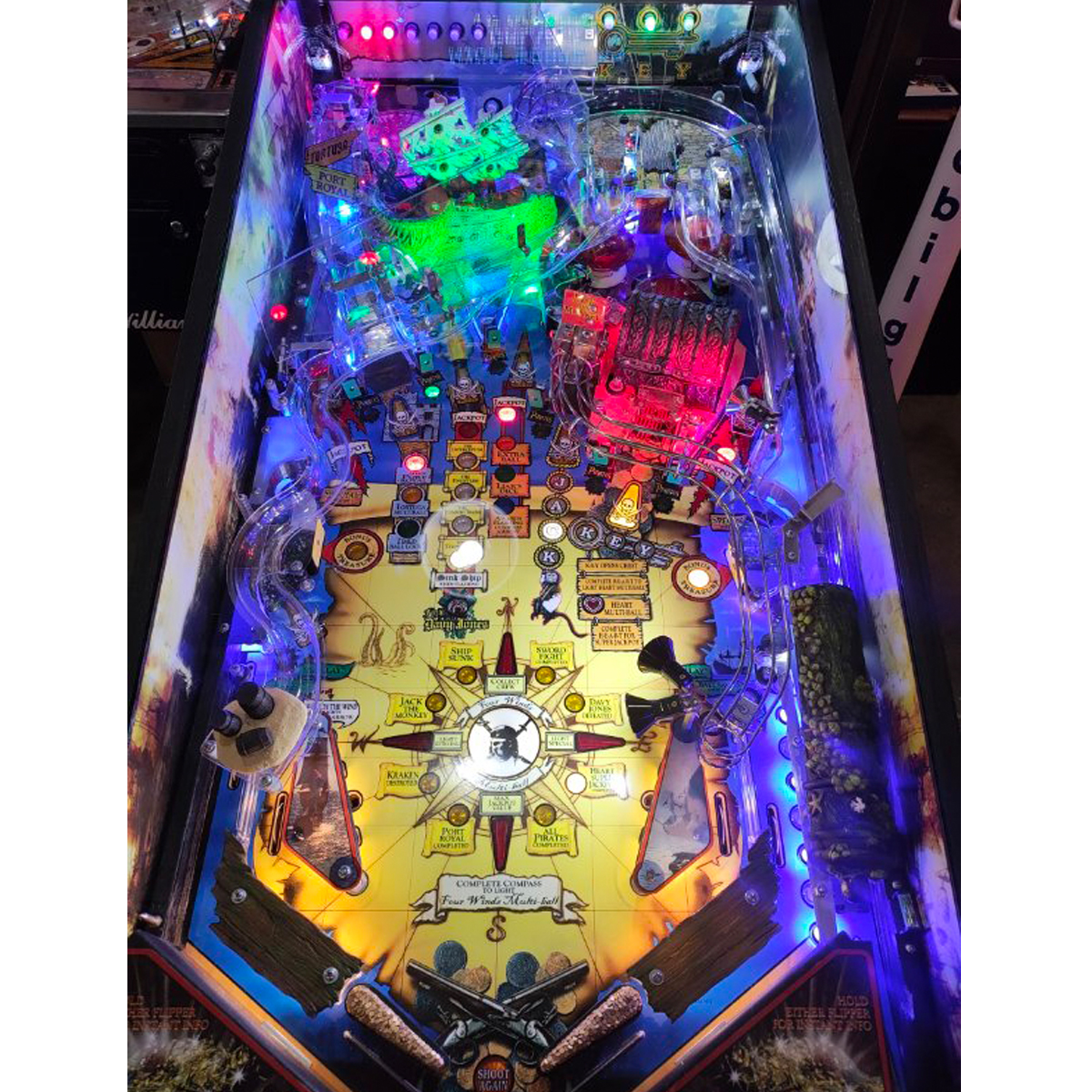 Pirates of the Caribbean Pinball Machine - Upgraded! - Elite Home Gamerooms