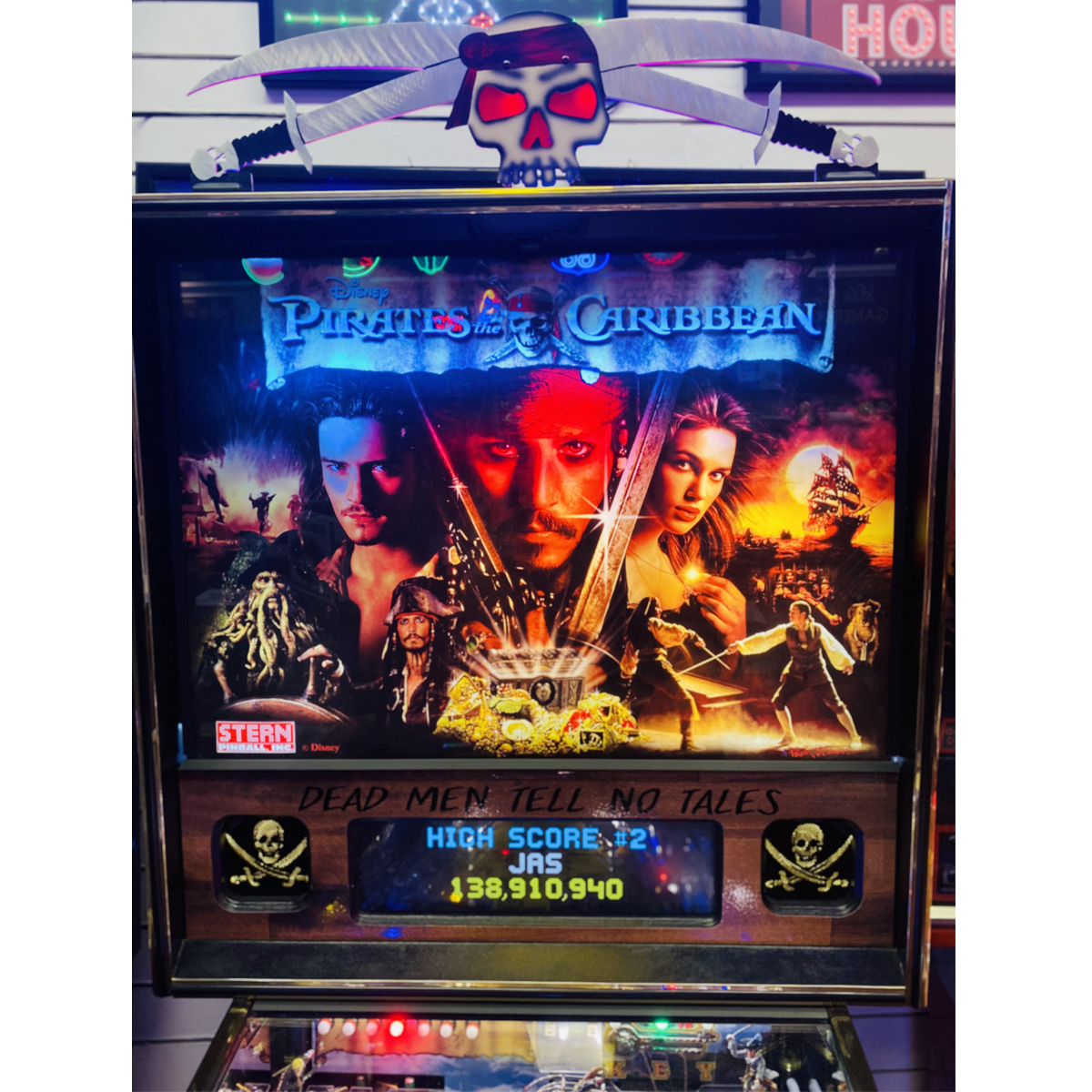 Pirates of the Caribbean Pinball Machine - Upgraded! - Elite Home Gamerooms