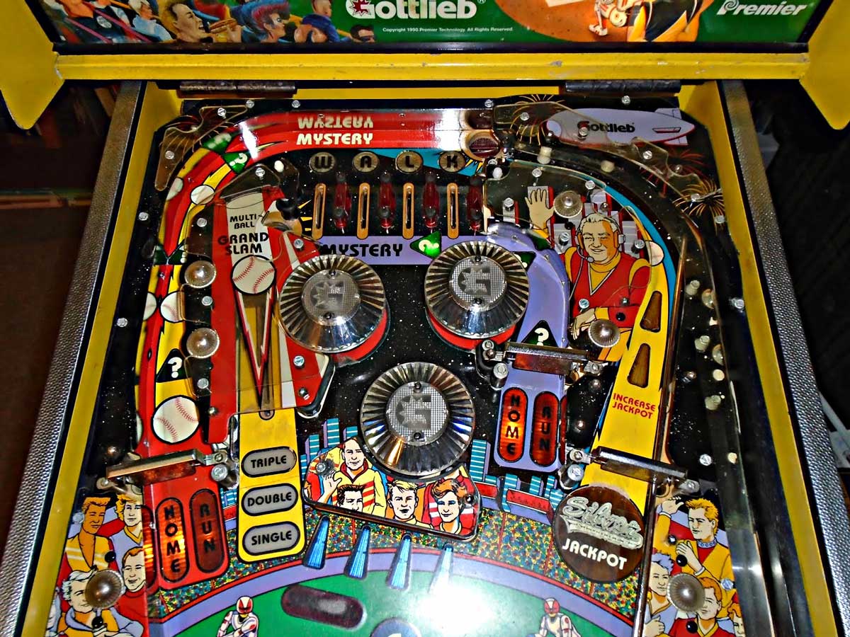 Silver Slugger Pinball Machine - Elite Home Gamerooms