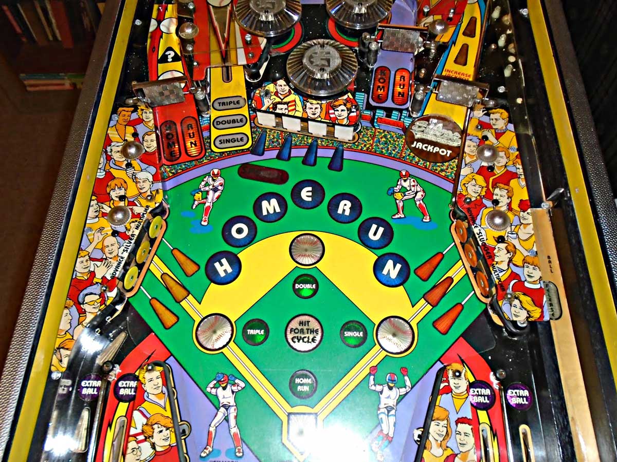 Silver Slugger Pinball Machine - Elite Home Gamerooms
