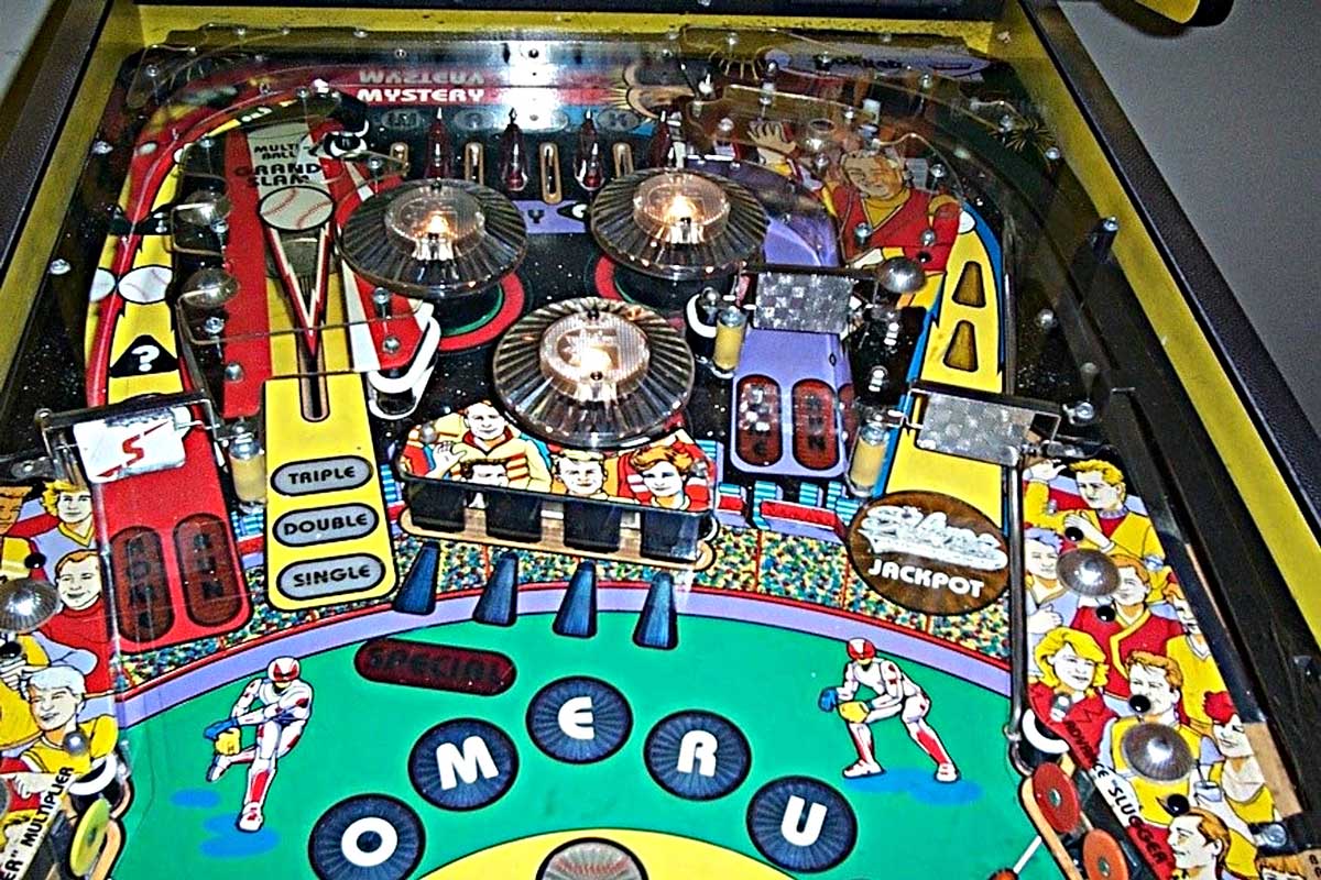 Silver Slugger Pinball Machine - Elite Home Gamerooms